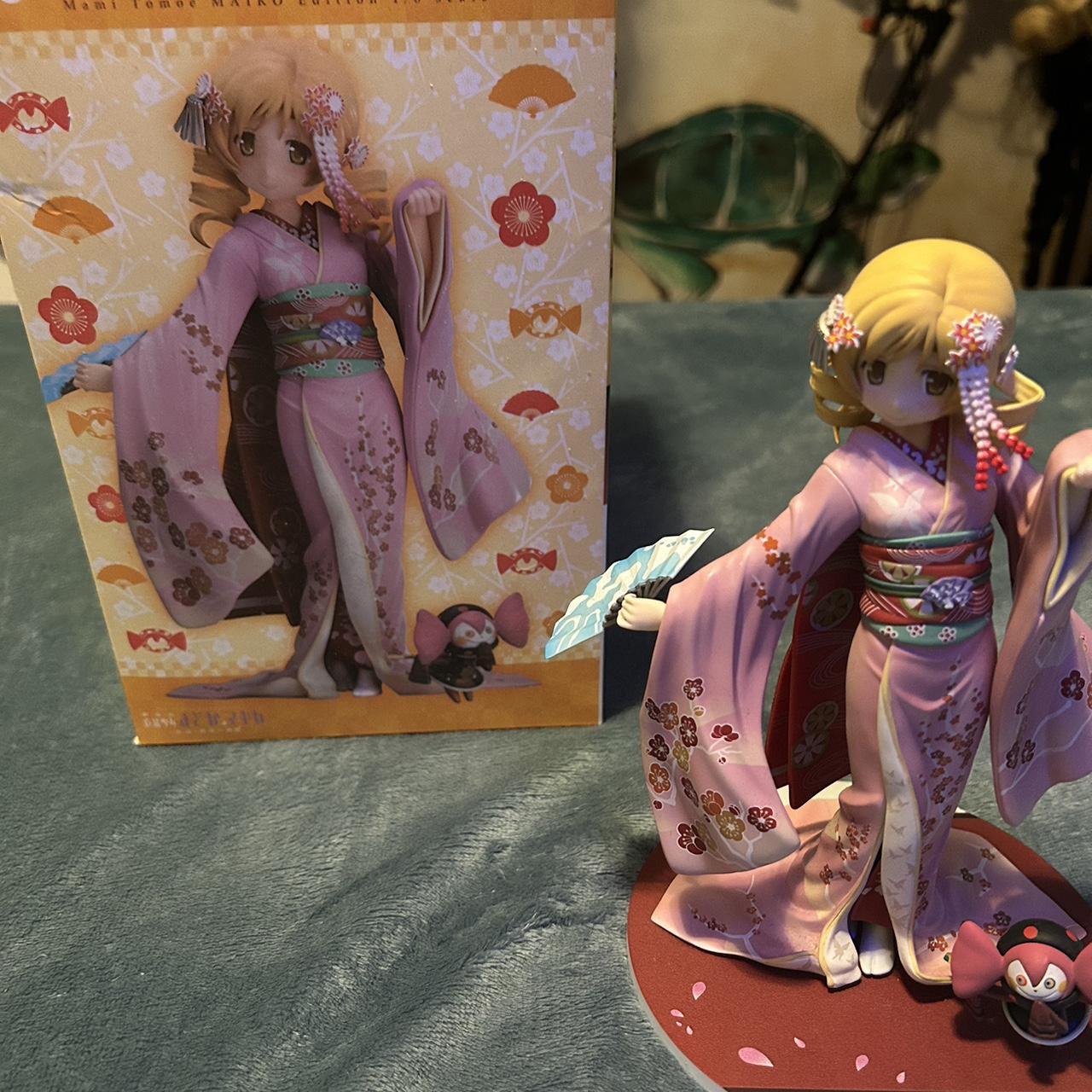 madoka magica mami kimono figure :3! #madokamagia... - Depop