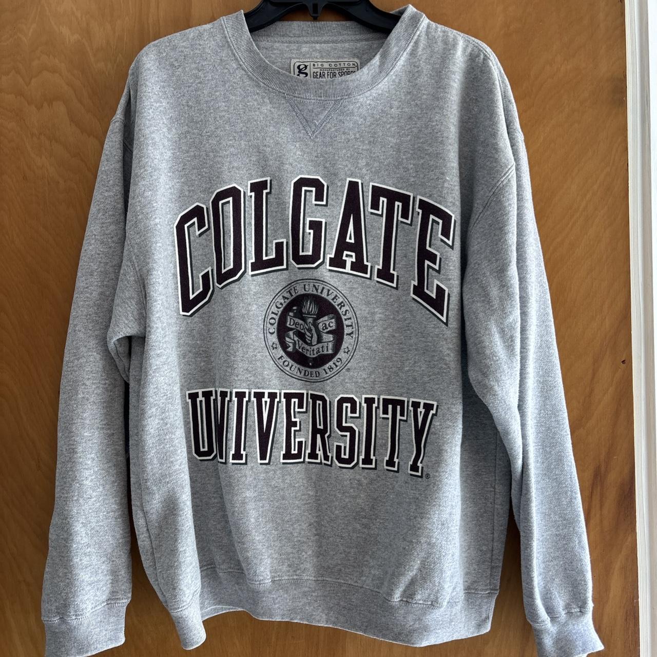 Vintage 90’s Y2K Colgate University Small Crew Neck... | Depop