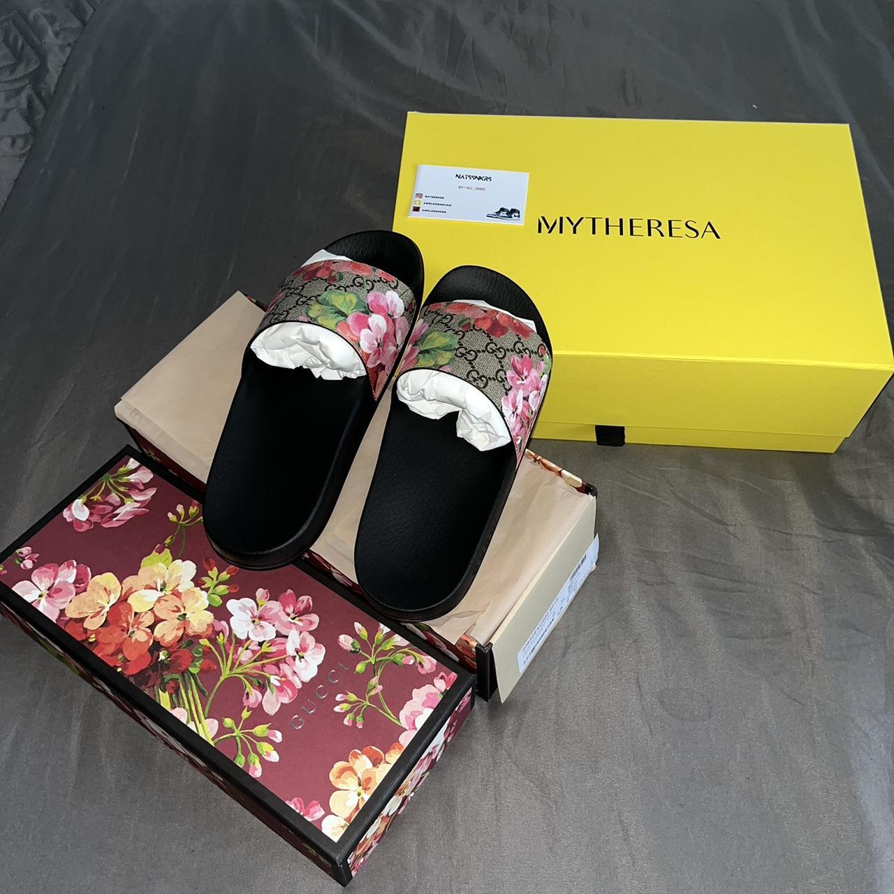 Gucci Bloom Supreme Slides UK 5 / EU38 £275 rrp... - Depop