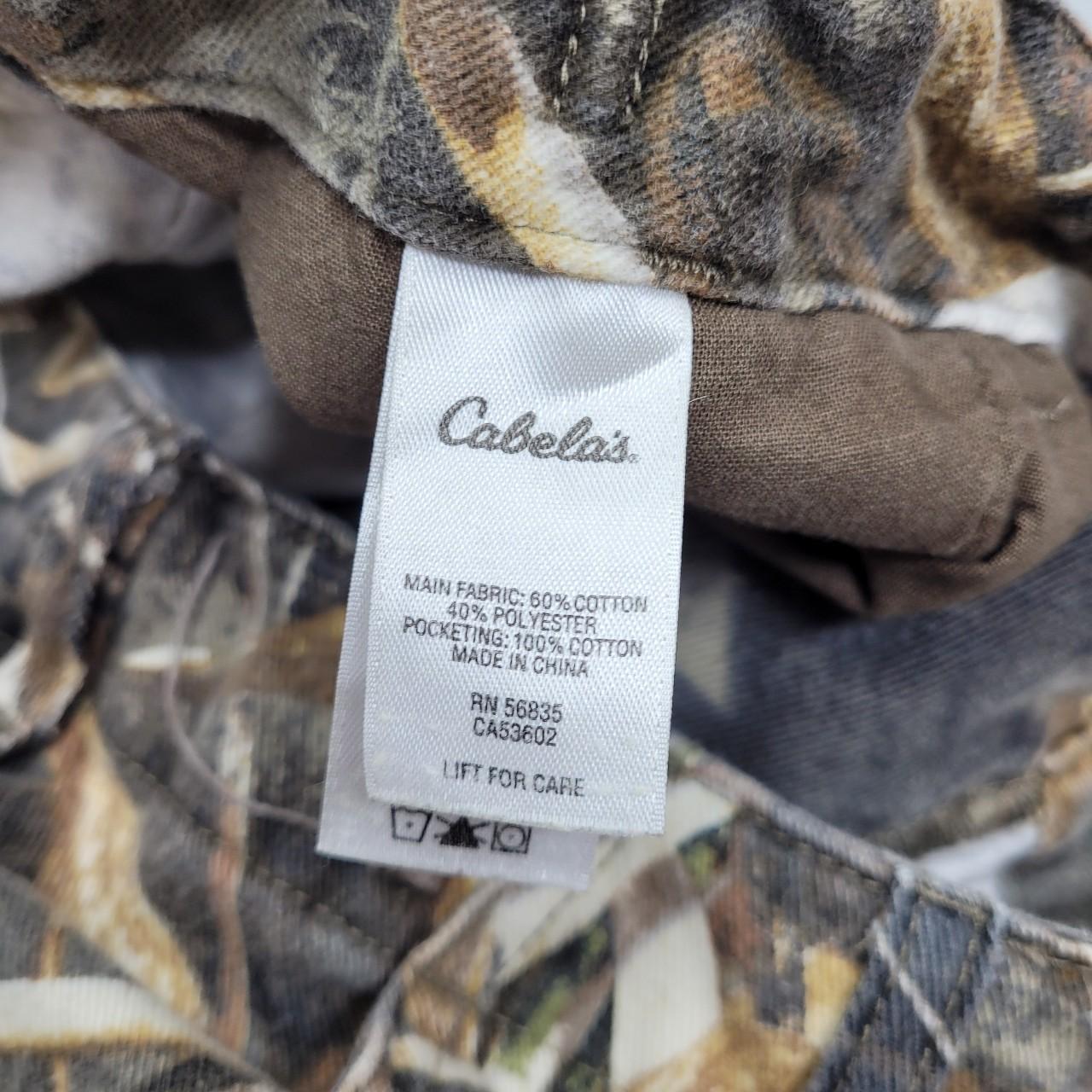 Cabelas Camo Cargo Pants Size 35 In great... - Depop