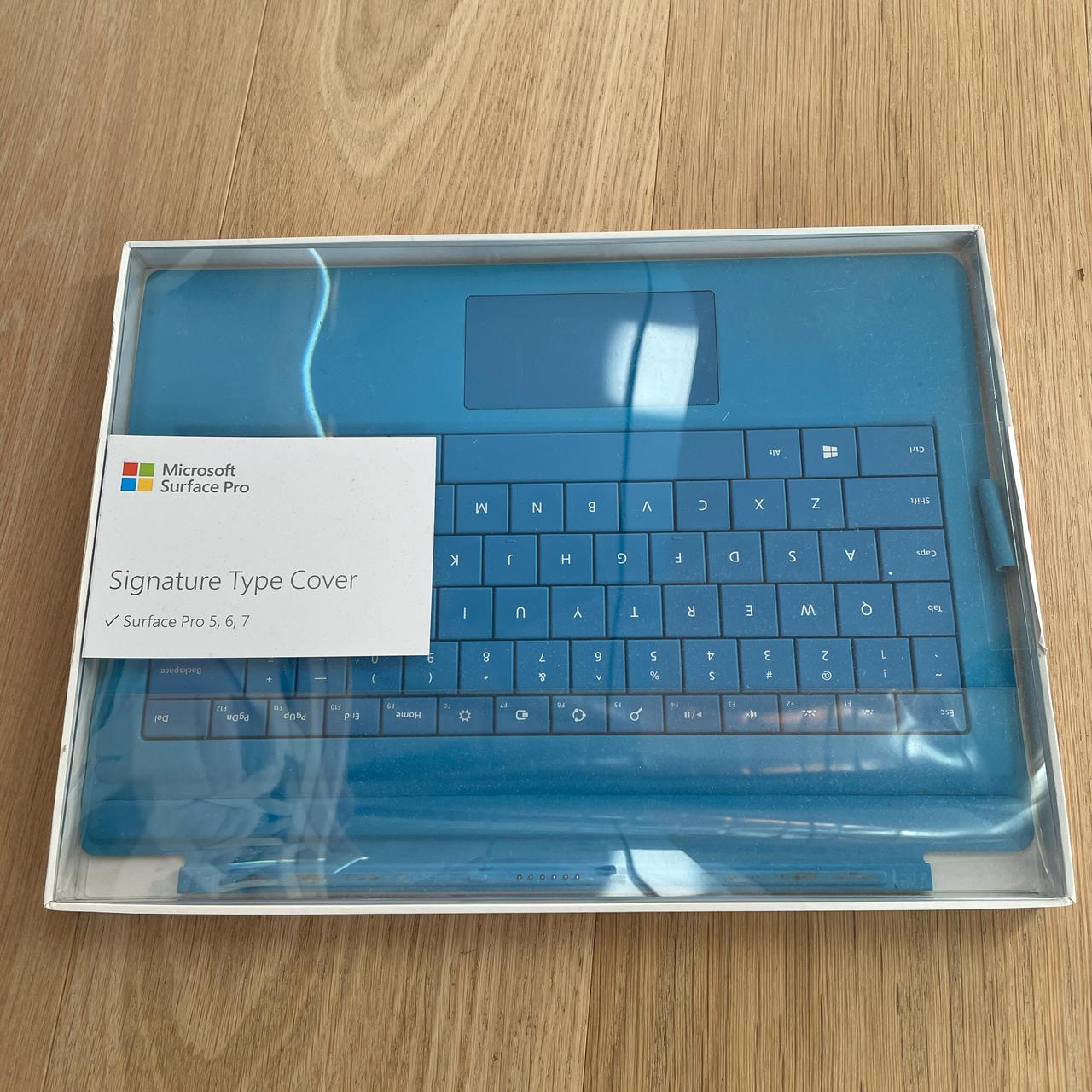 Blue Surface Pro 6.7 Signature Type Cover - Depop