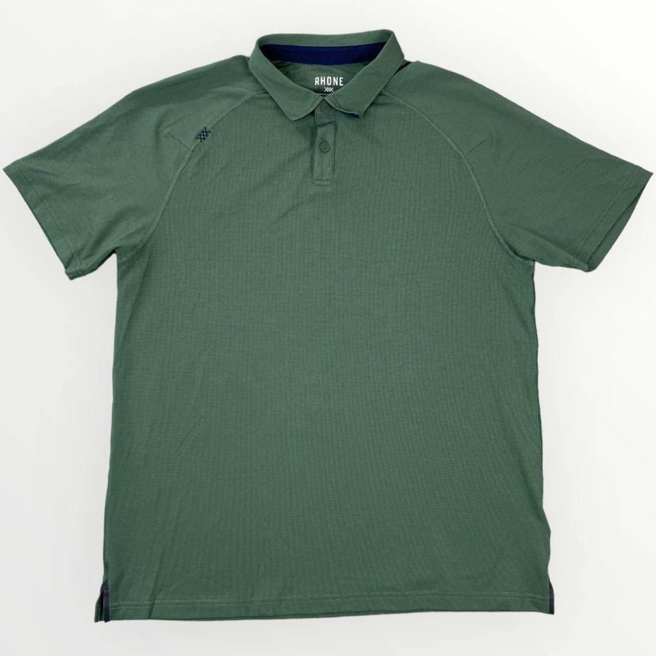 Rhone Men's Green Polo-shirts | Depop