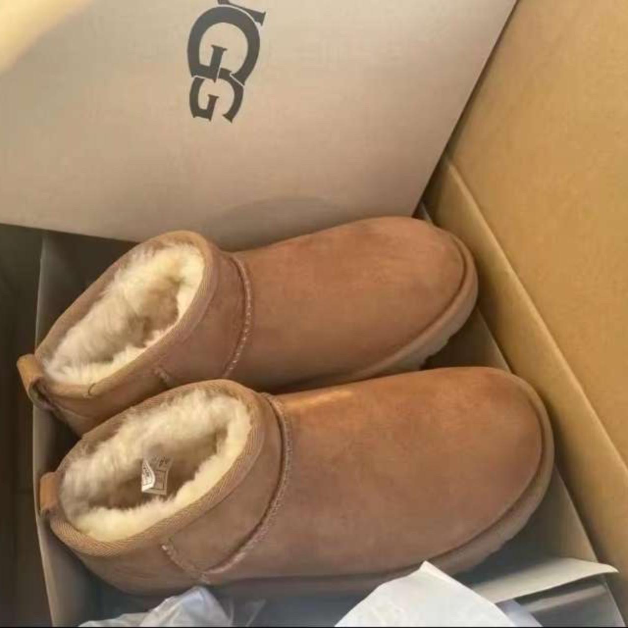 Authentic UGG Ultra Mini Boots | Chestnut | Brand... - Depop