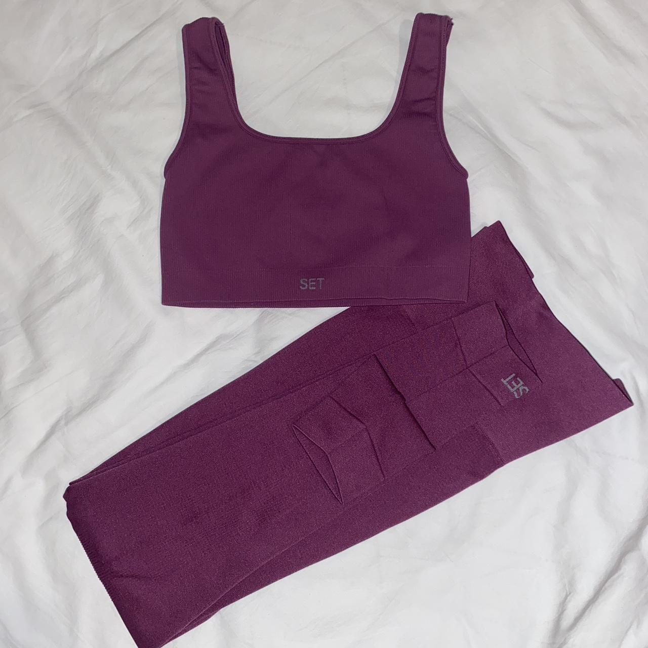SET ACTIVE WORKOUT SET SIZE S - a little big for my... - Depop