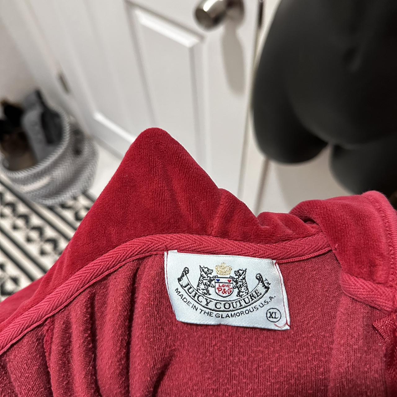 XL juicy couture red tracksuit... - Depop