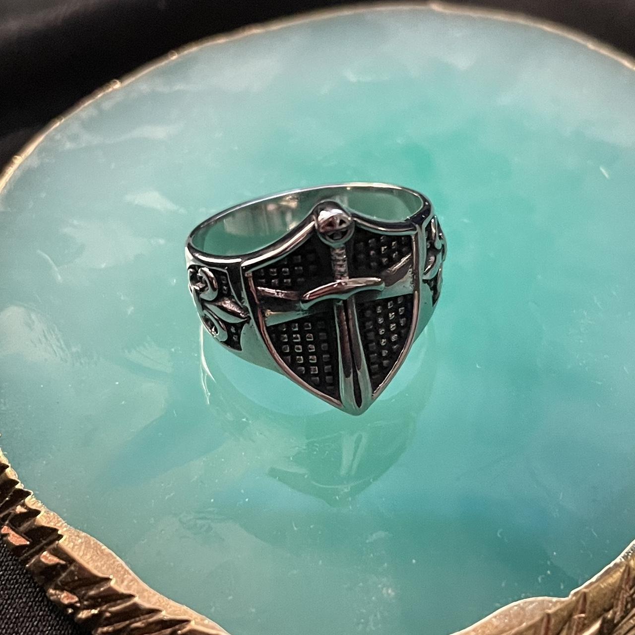 Chrome Hearts Sword Ring 925 Sterling Silver Great... - Depop