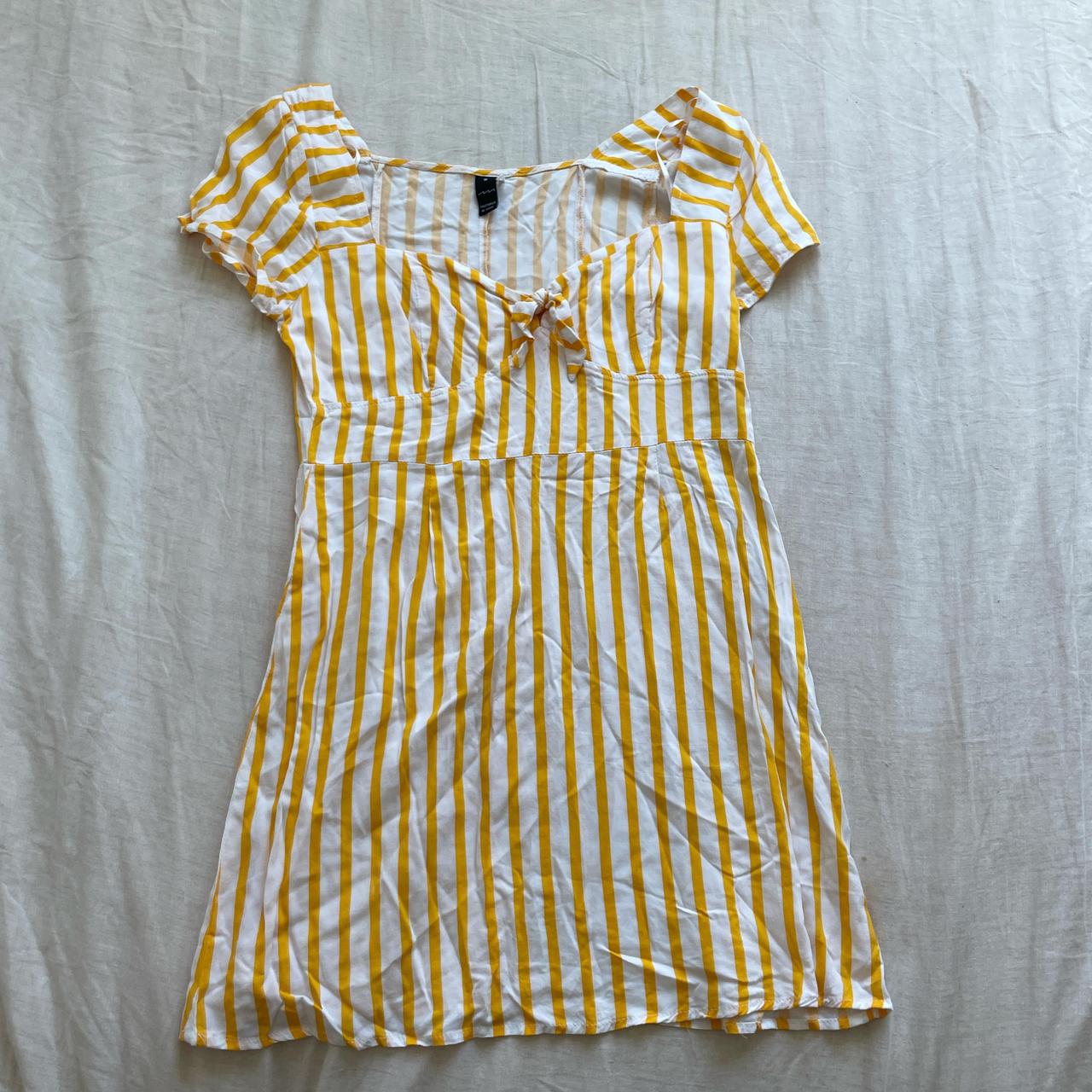 Cute striped dress from factorie all proceeds... - Depop