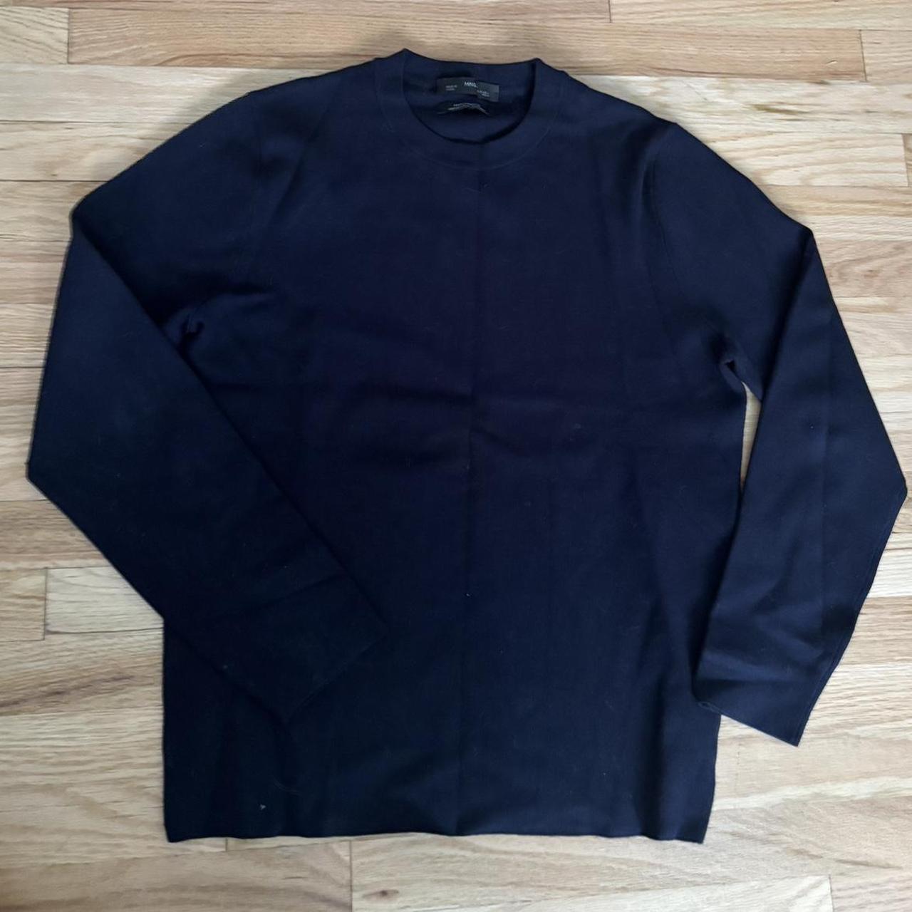 Mango Navy sweater - Depop