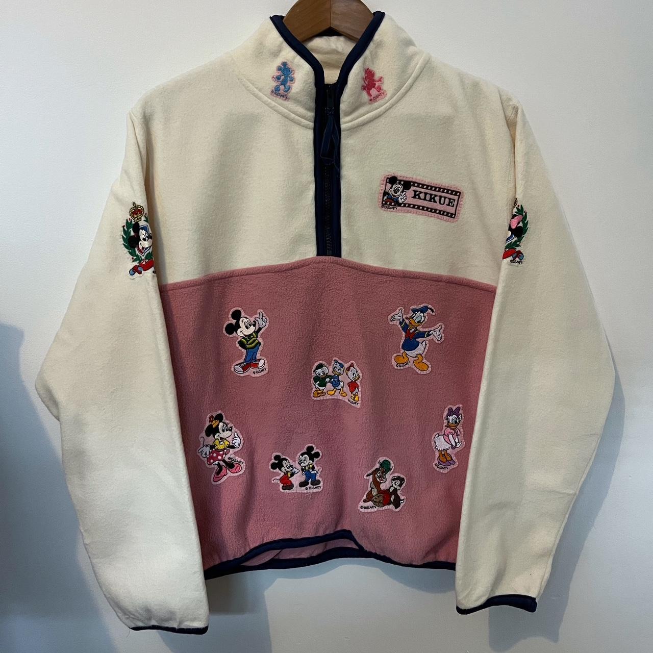 Disney Women's White and Pink Jumper | Depop