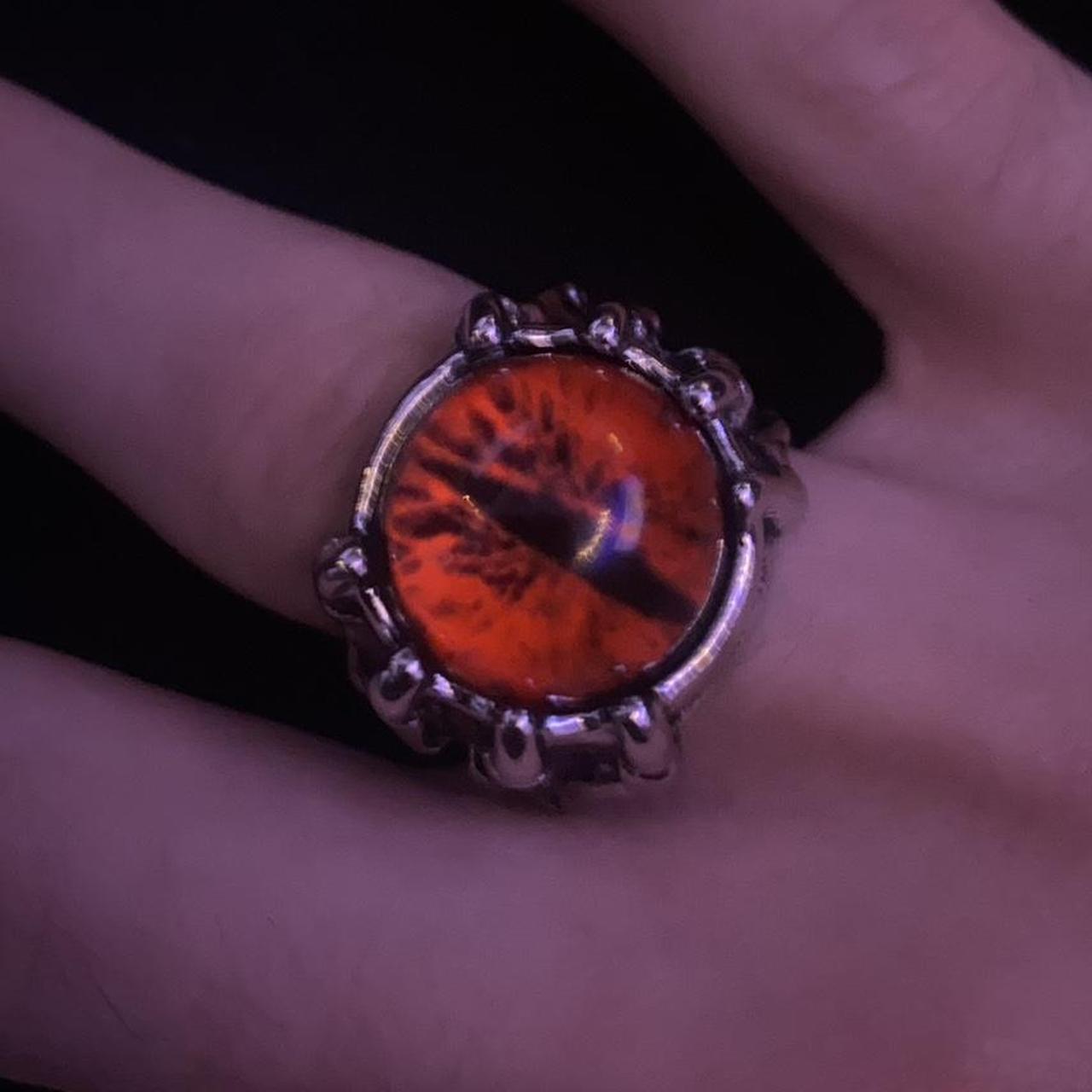 Devil Eye Ring, Dragon Eye Ring, Adjustable size,... - Depop