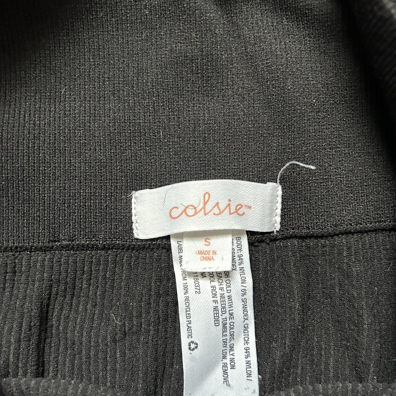 Target colsie black ribbed leggings - Depop