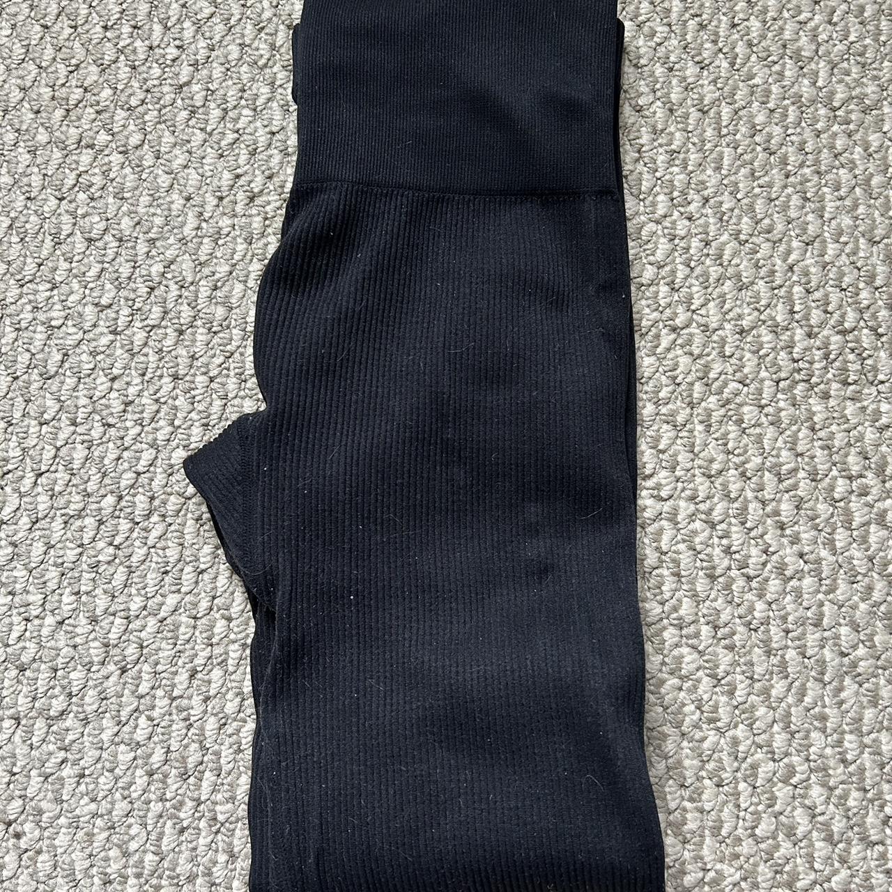 Target colsie black ribbed leggings - Depop