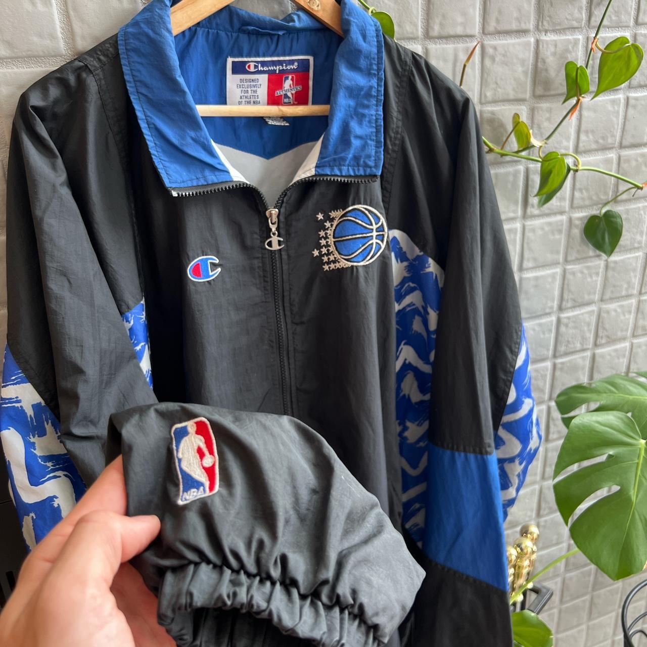 Vintage Orlando Magic NBA Authentics Champion Jacket... - Depop