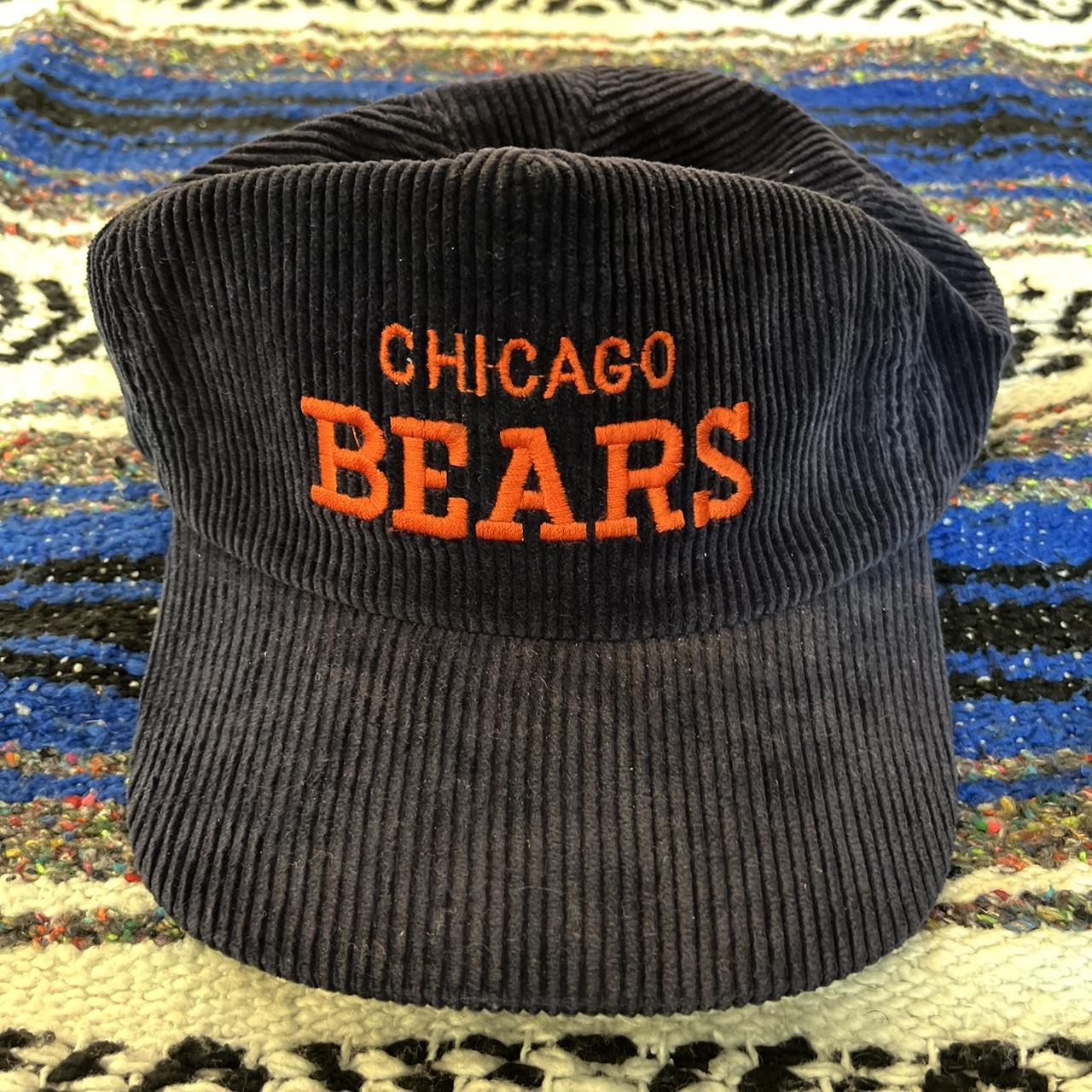 Chicago Bears vintage corduroy spapback hat.... - Depop