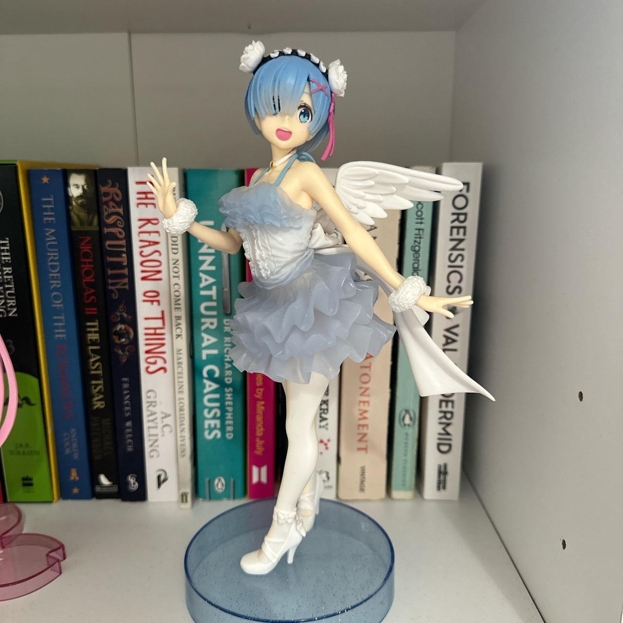 rem angel re zero anime figure perfect condition... - Depop