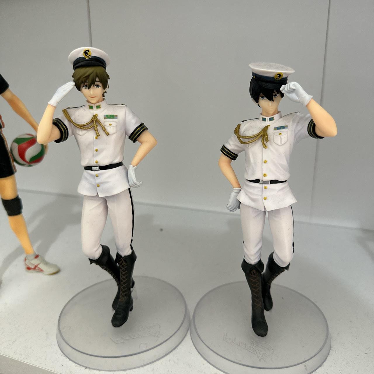 official haru and makoto free! anime figures these... - Depop