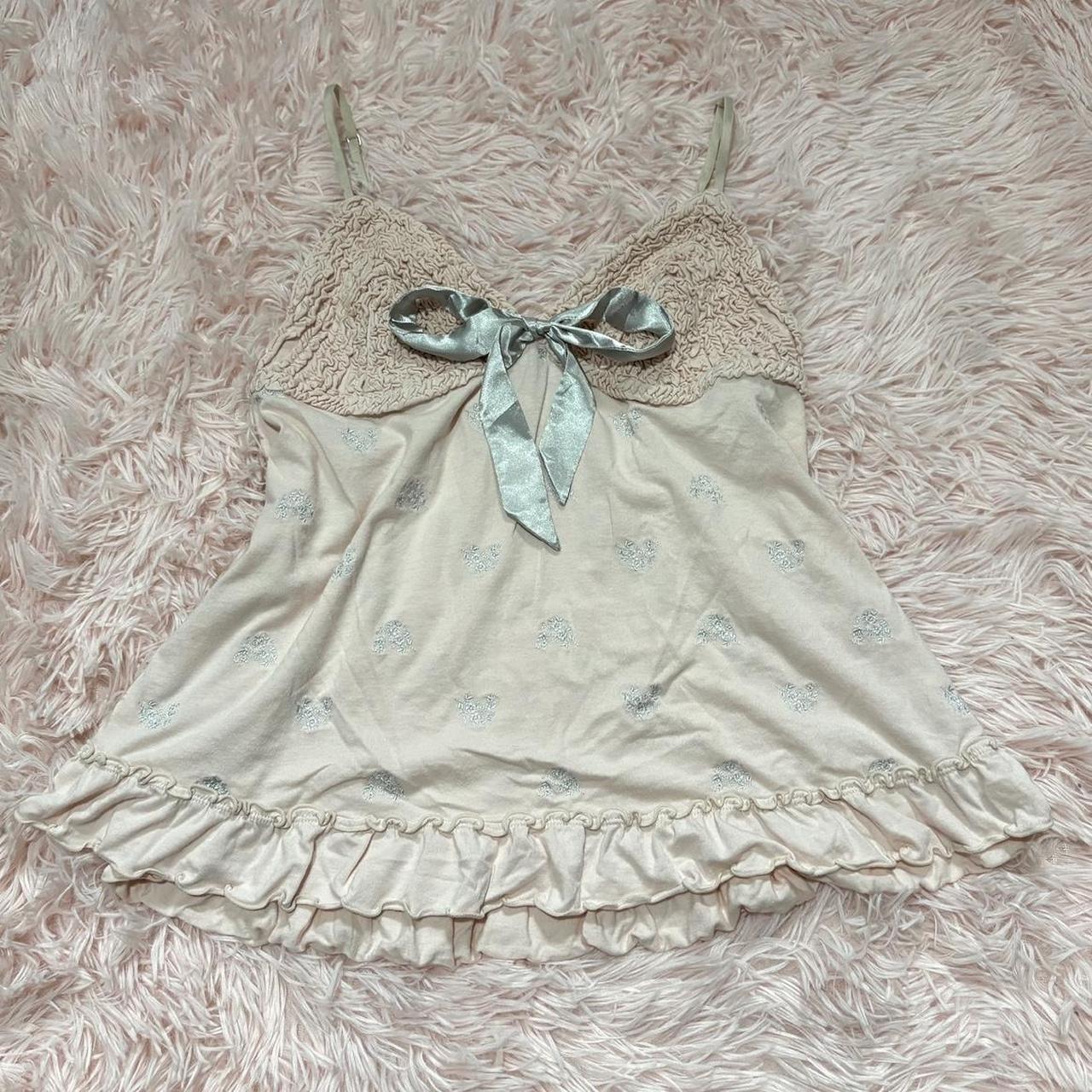 Baby pink cami top Babydoll pretty baby pink cami... | Depop