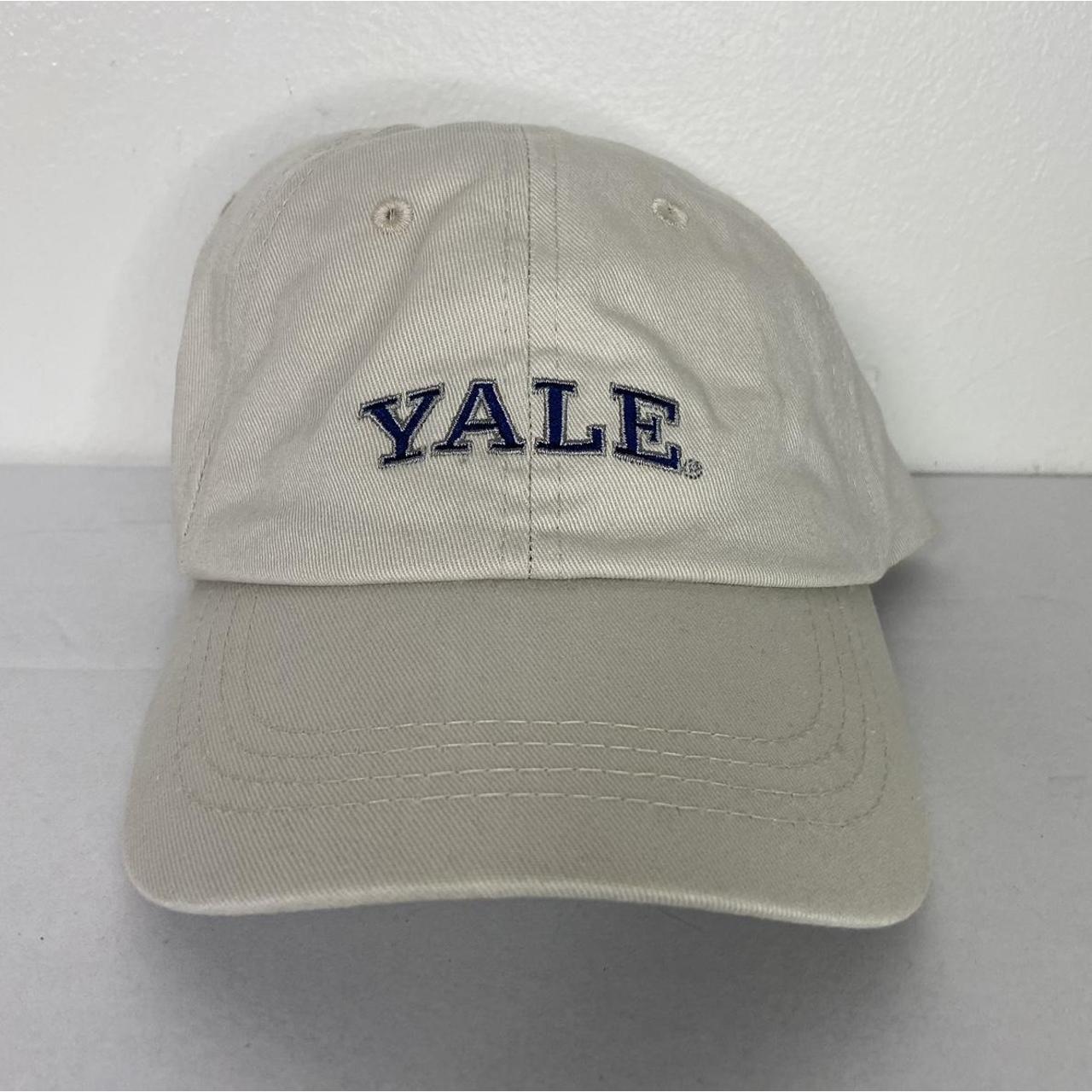 *2010s YALE UNIVERSITY Ivy League Dad hat with navy... - Depop