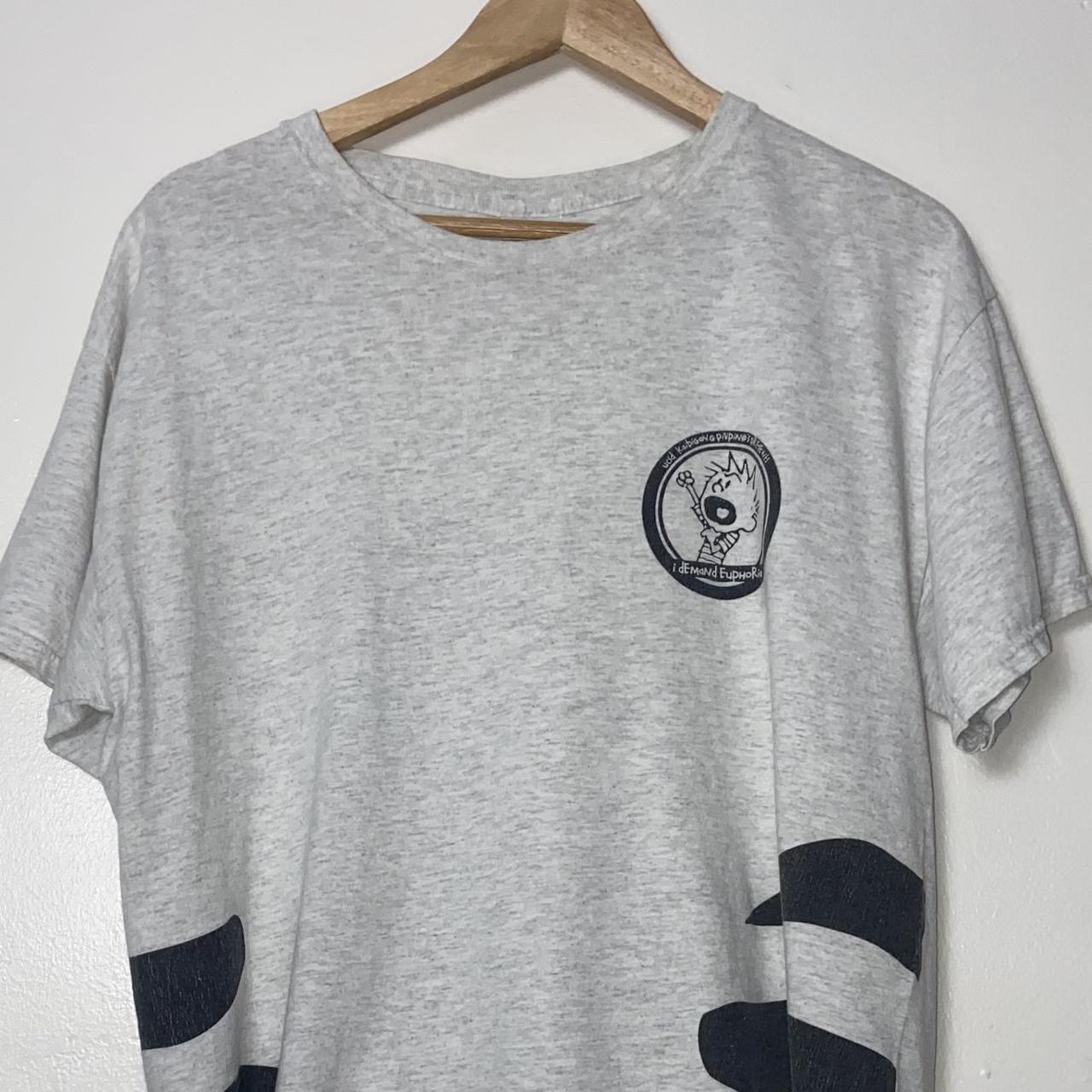 * 2014 UCSD CALVIN & HOBBES education tee shirt with... - Depop