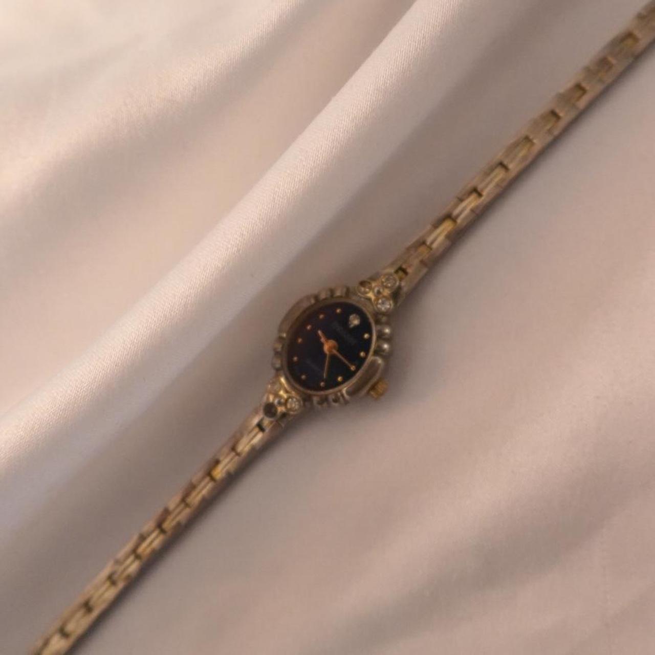 Embassy Studded Vintage Dainty Quartz Watch a... - Depop