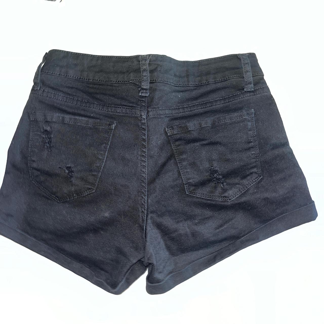 Black super cute shorts Size M on tag but first more... - Depop