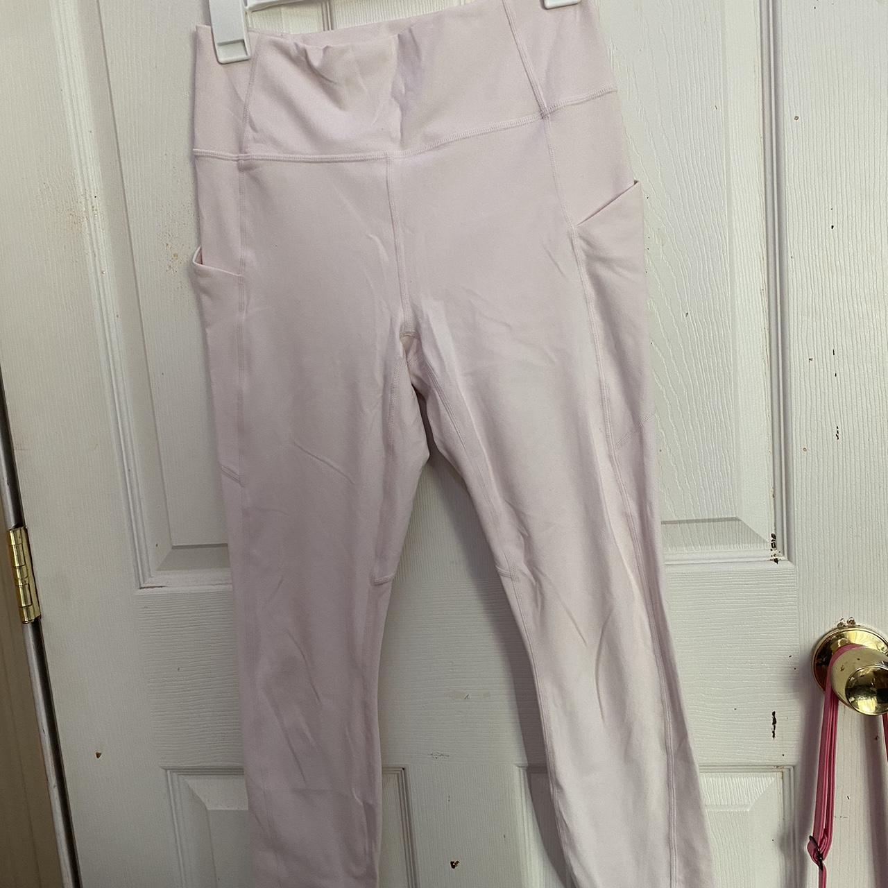 light pink Fabletics leggings i only wore them... - Depop