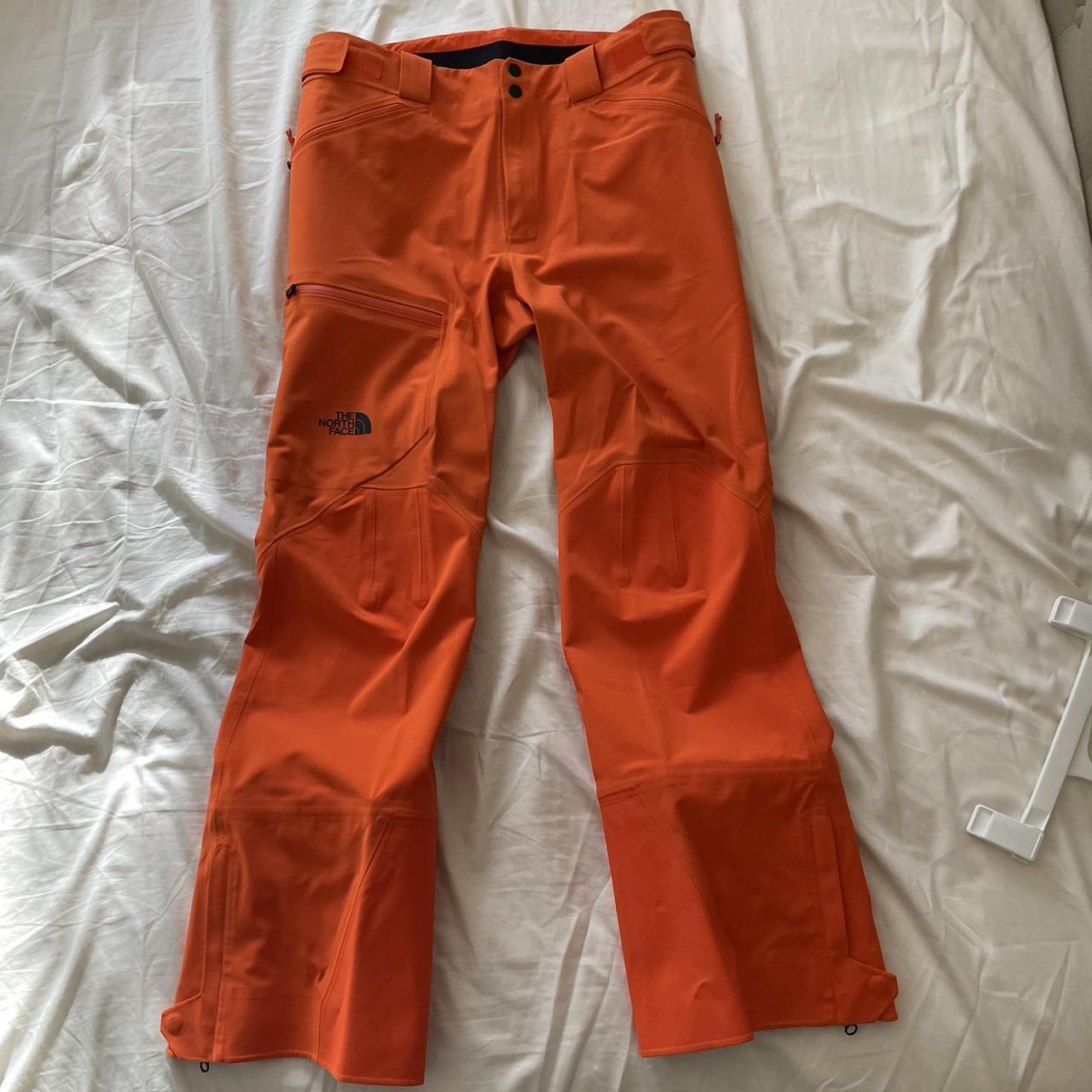 The North Face Men's Orange Bottoms | Depop