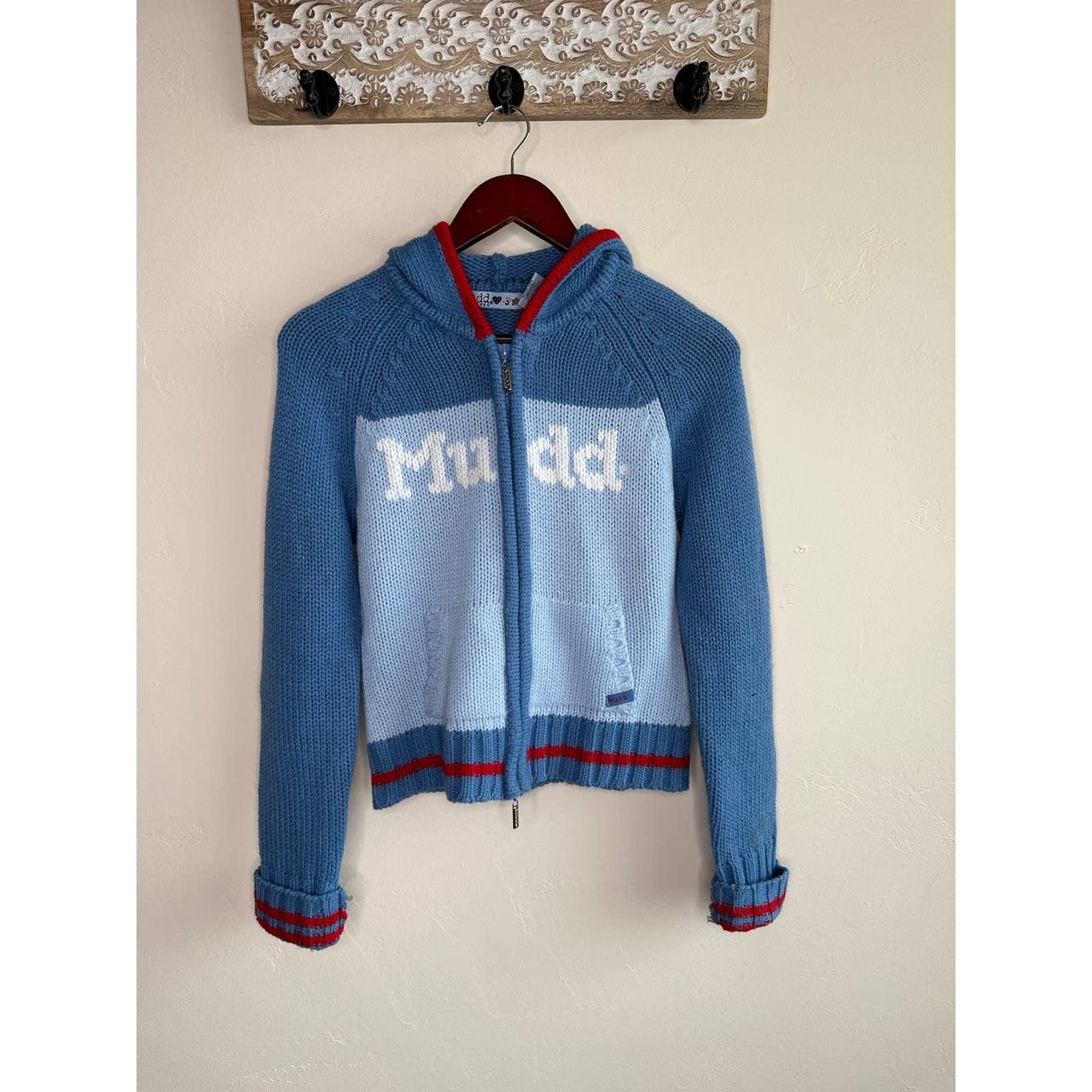 Mudd Clothing Women's Blue Sweatshirt | Depop