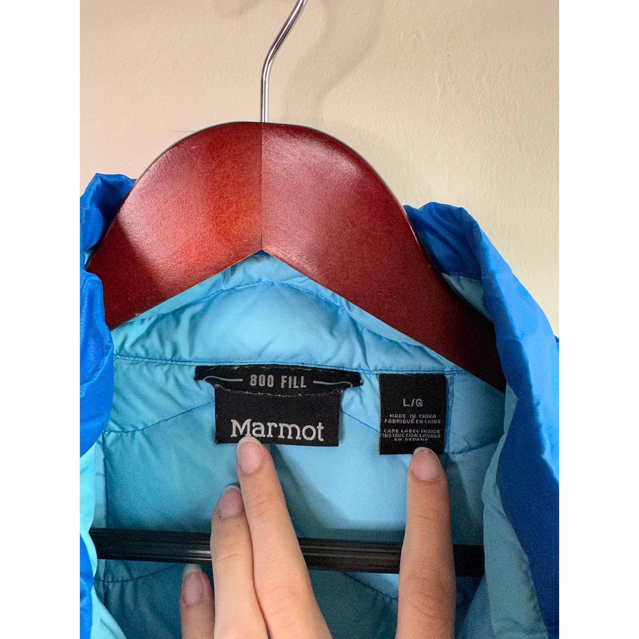 Marmot Women's Blue Jacket | Depop