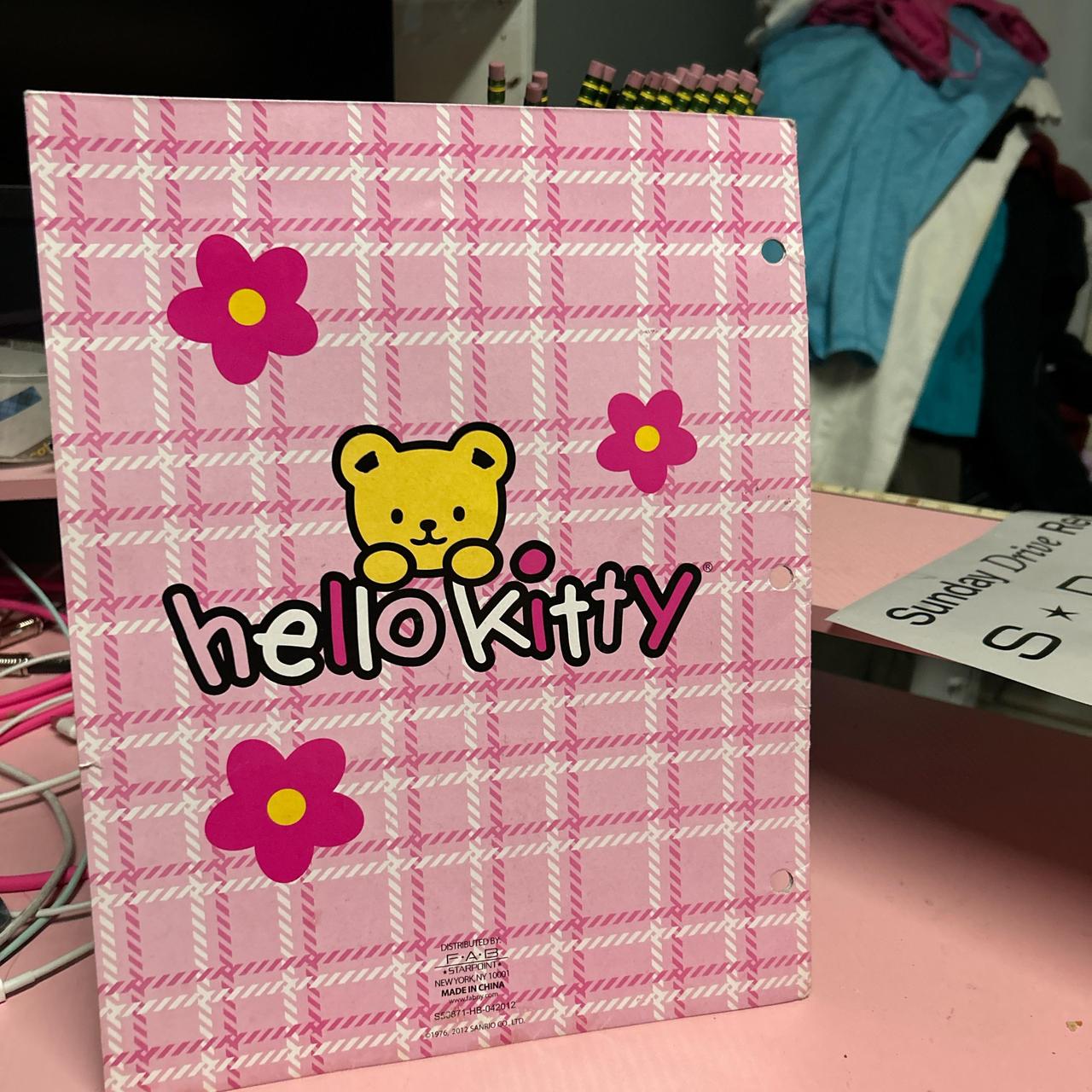 Hello kitty paper esque folder 🤗👅💖 | Depop