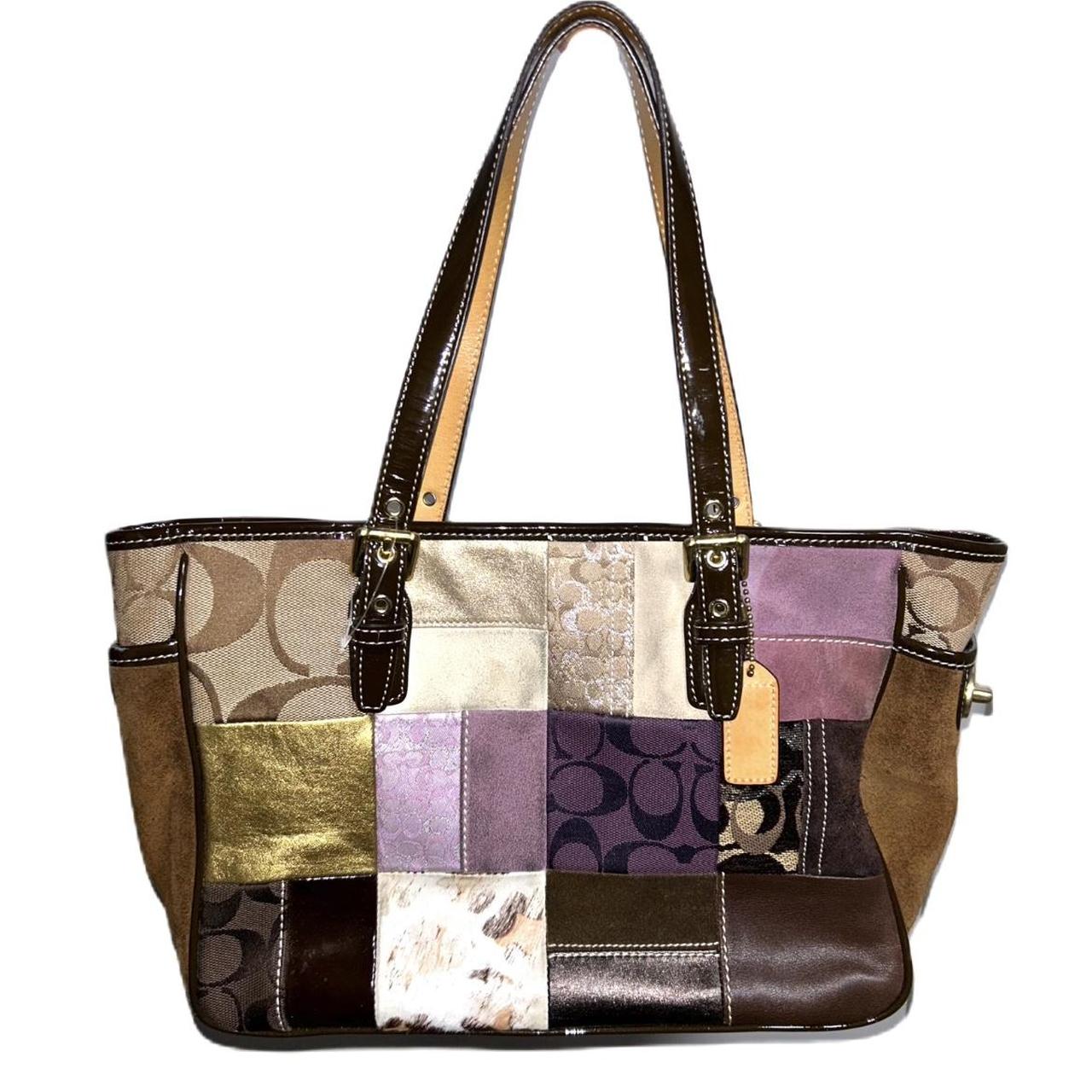 Patchwork coach bag not sure if I wanna sell but... - Depop