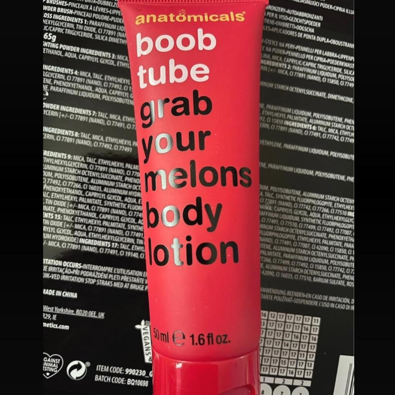 Boobtube Grab your melons body lotion Not used,... | Depop