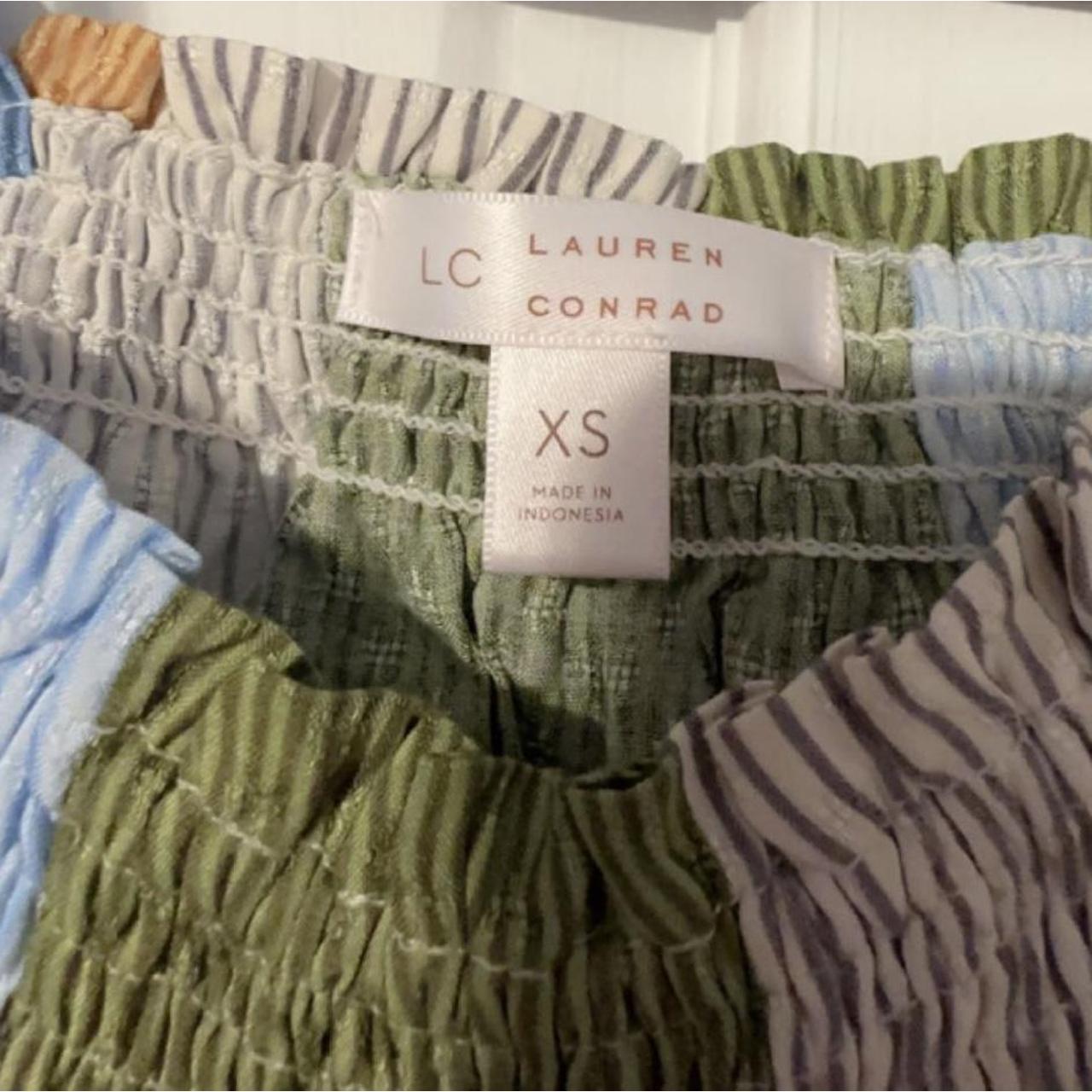 LC Lauren Conrad Women's Multi Blouse | Depop