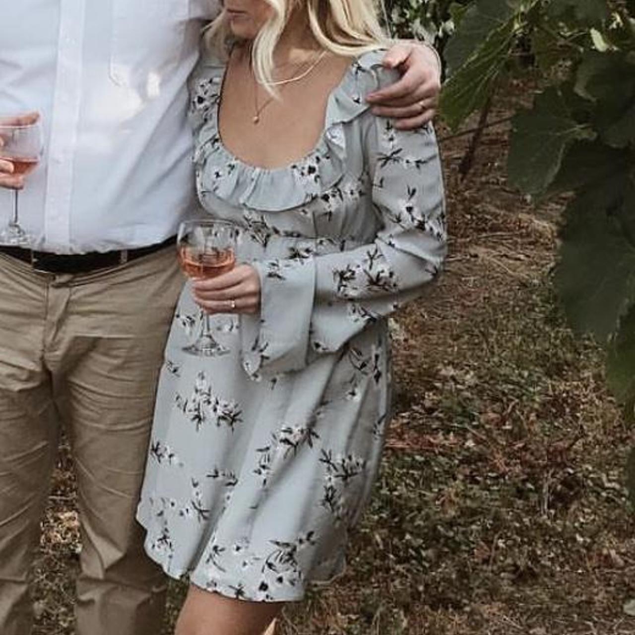 Stone cold fox silk dress. Sold out style. Size 2.... - Depop