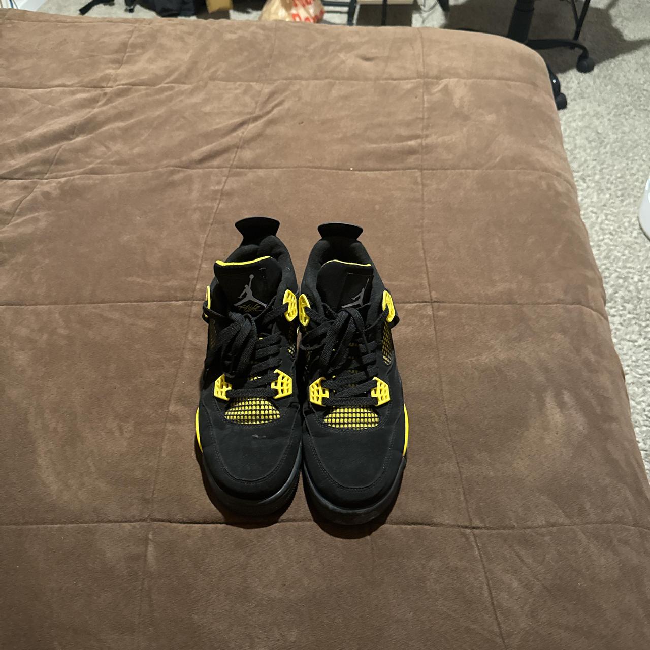 Jordan 4 yellow thunders | Depop