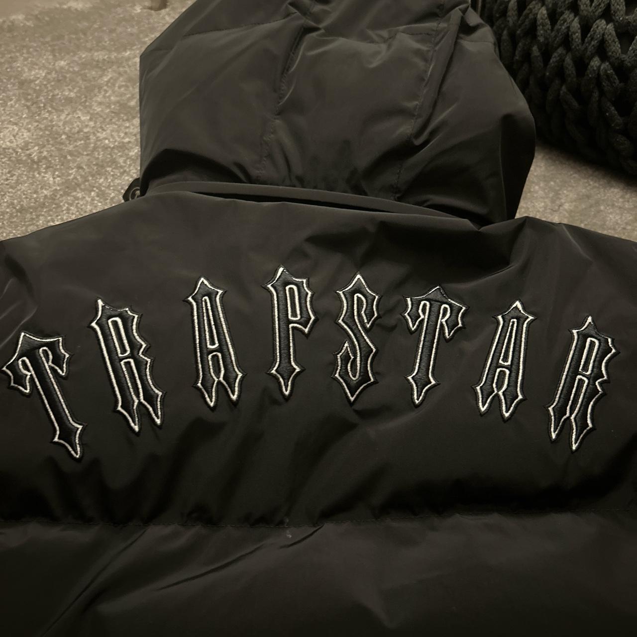 TRAPSTAR black puffer coat ,size men xs ,bought for... - Depop