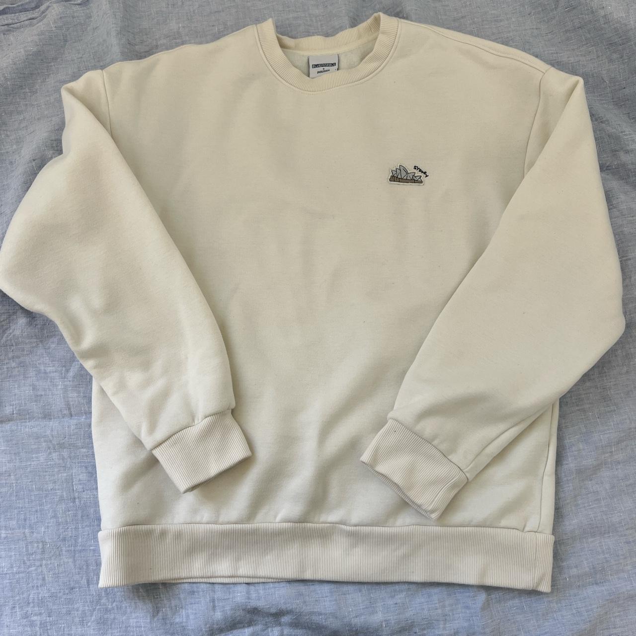 Women's Cream Sweatshirt | Depop