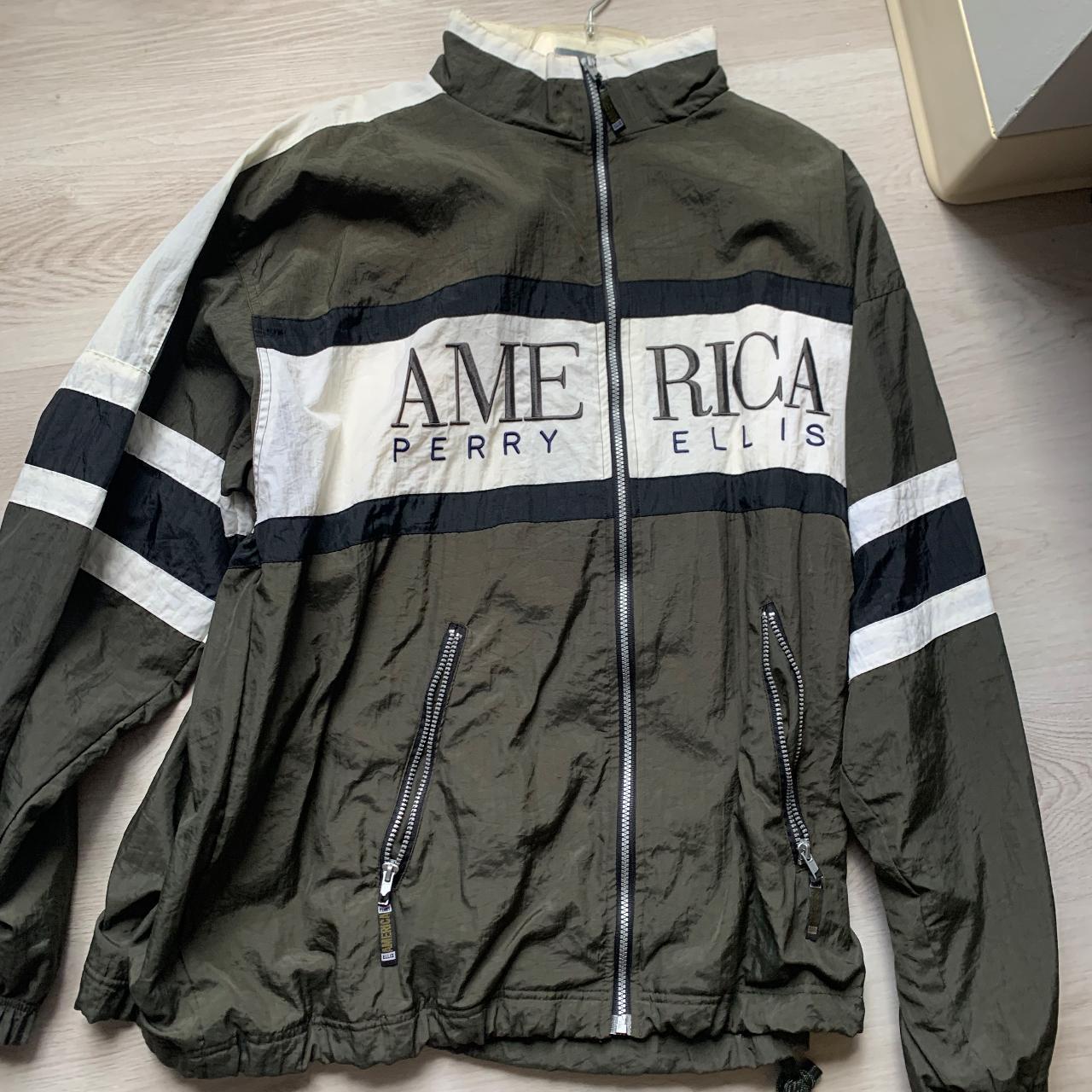 Perry Ellis America zip up - Depop