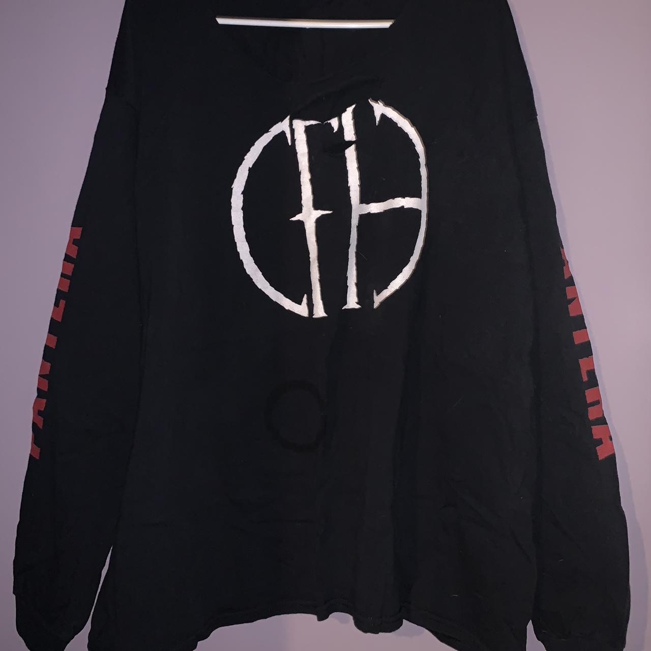 CFH pantera longsleeve small cut on chest... | Depop