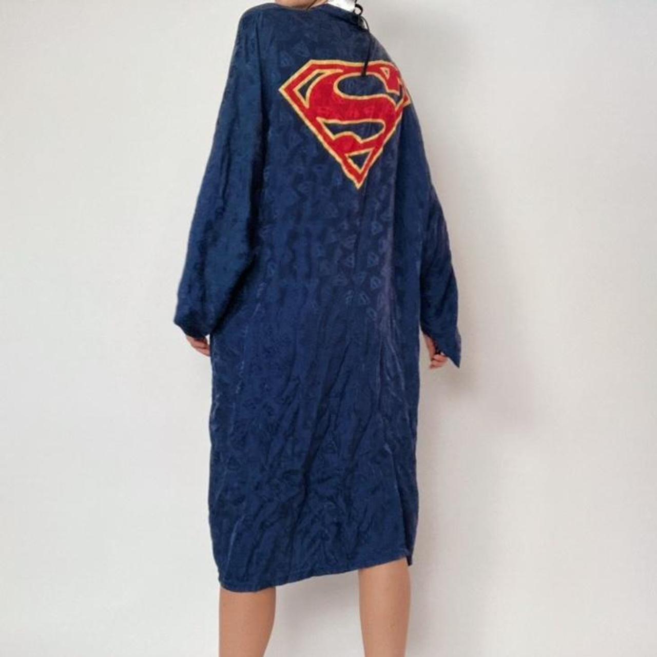 SUPERMAN SILK ROBE KIMONO No idea why they made... - Depop
