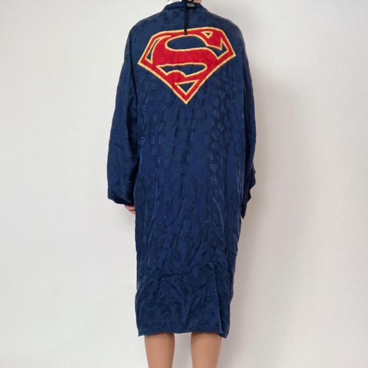SUPERMAN SILK ROBE KIMONO No idea why they made... - Depop
