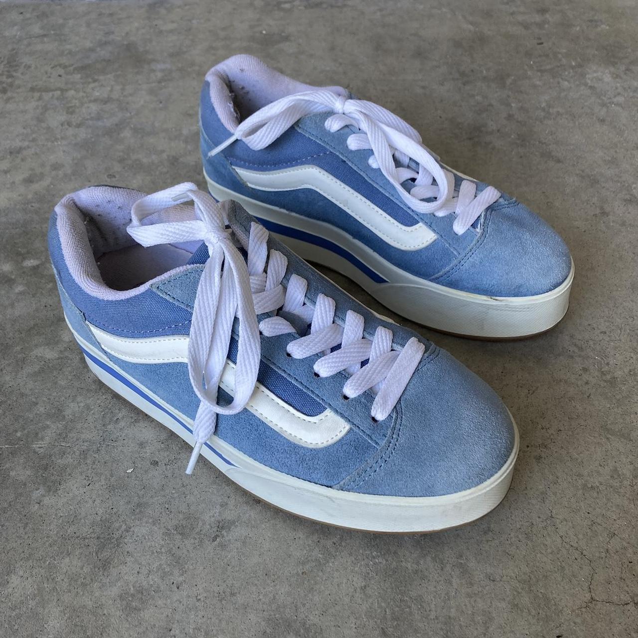 1997 VANS PLAT SKOOL PLATFORM SNEAKERS Super rare... | Depop