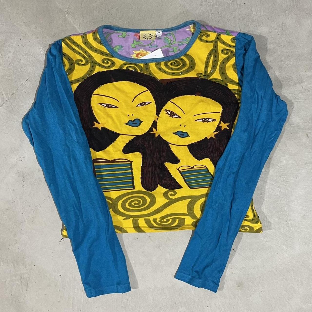 Y2k european vintage custo barcelona-esque long... - Depop