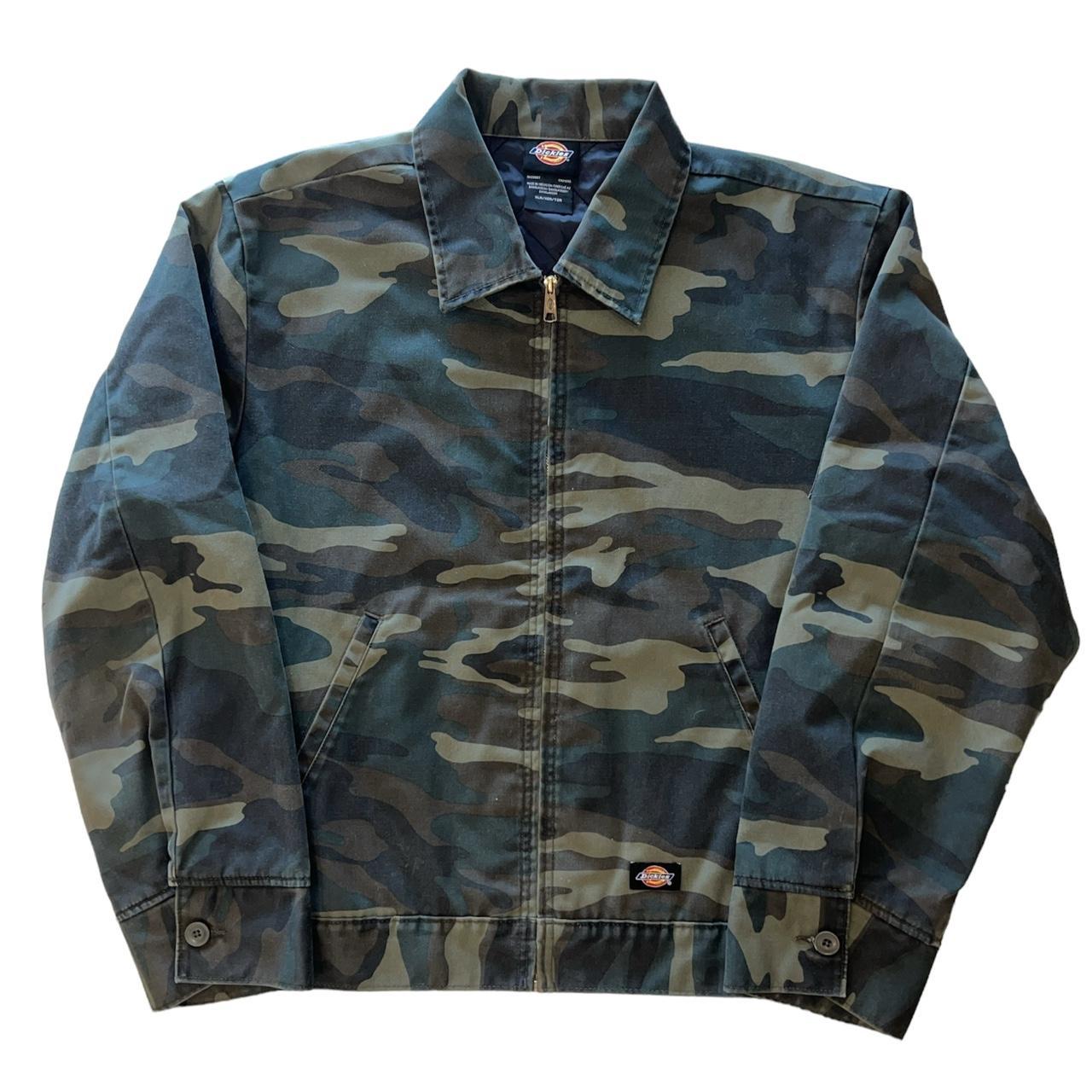 Dickies Insulated Eisenhower Camo Jacket Size... - Depop