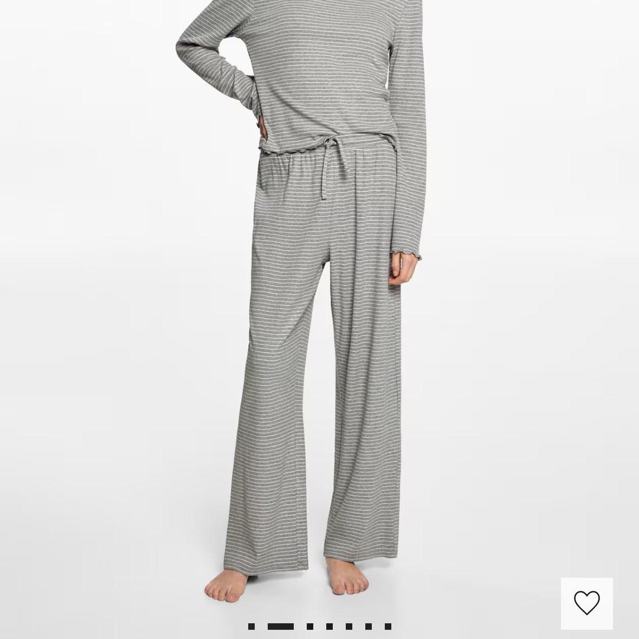 Mango teen Pj set - worn once - size M but best fit S | Depop