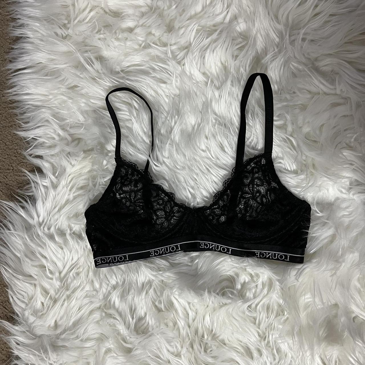 lounge lace bralette, super flattering in great... - Depop