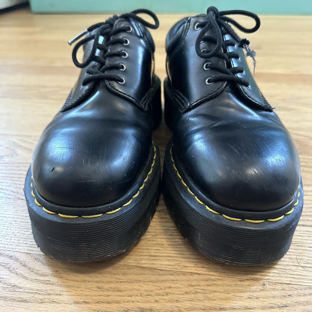 black platform low docs! these are a size 10 but... - Depop