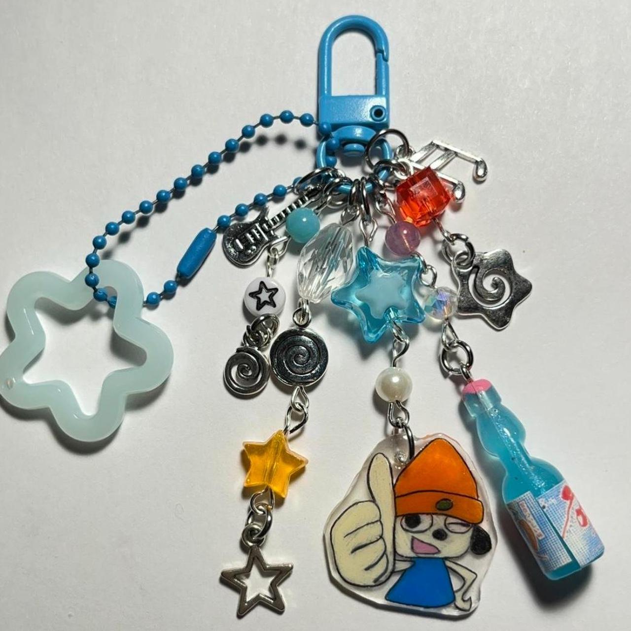CUSTOM ORDER 1 parappa keychain! 1 mango pudding... - Depop