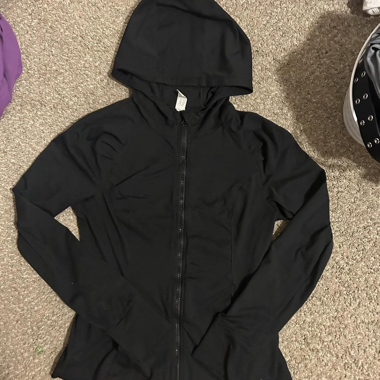 Black long sleeve zip up bbl jacket Tagged... - Depop