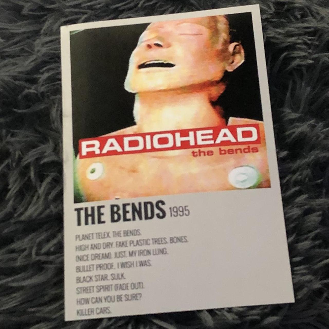 Radiohead The Bends album 4x6 mini poster All 4x6... - Depop